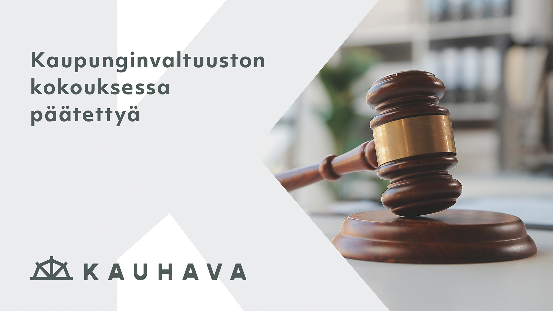 Valtuuston päätökset 23.3.2026 - Kauhava